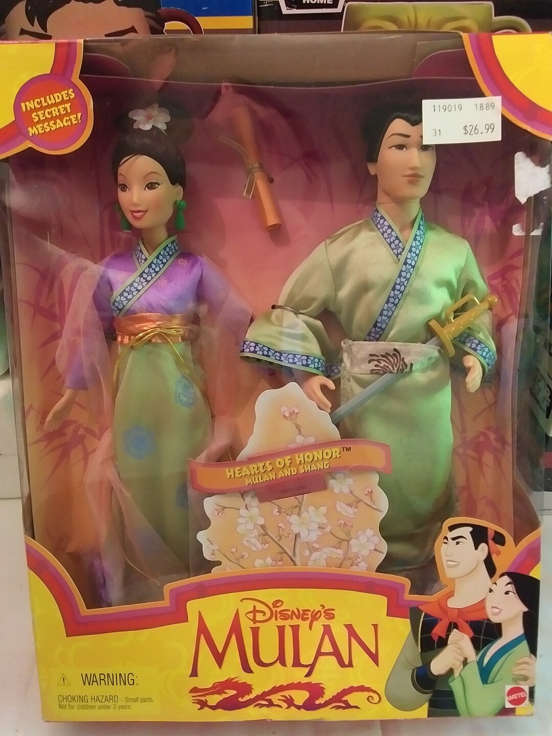 Disney's Mulan - Hearts of Honor Mulan & Shang Doll Set, MIB - Etsy