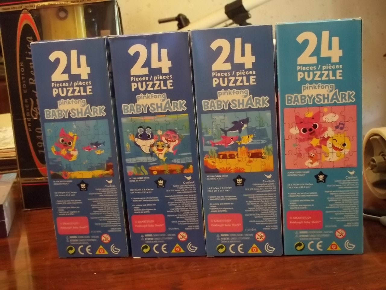 Set of 4 Pinkfong Baby Shark Puzzles Mint in Original Box - Etsy