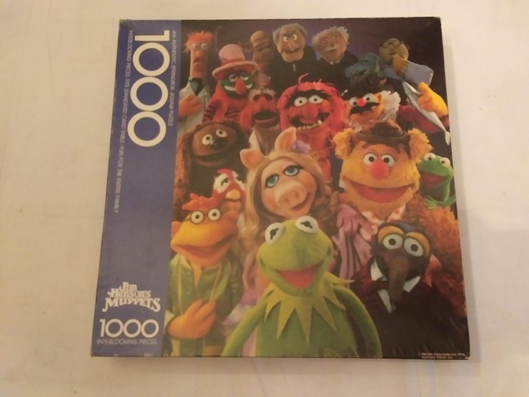 The Muppets 1000 Piece Puzzle by Jim Henson, IOB - Etsy