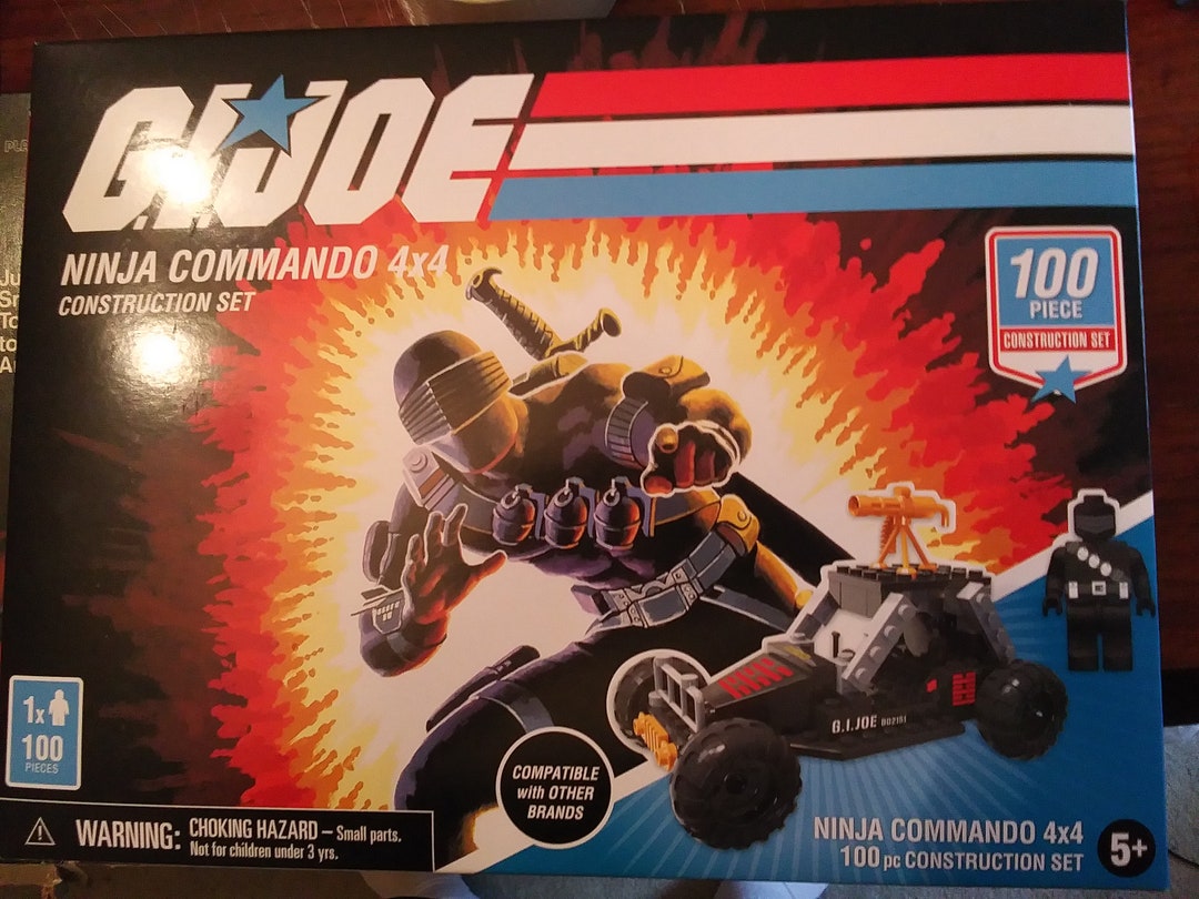 G.I. Joe Ninja Command 4x4 Vehicle With Action Figure Building Block ...