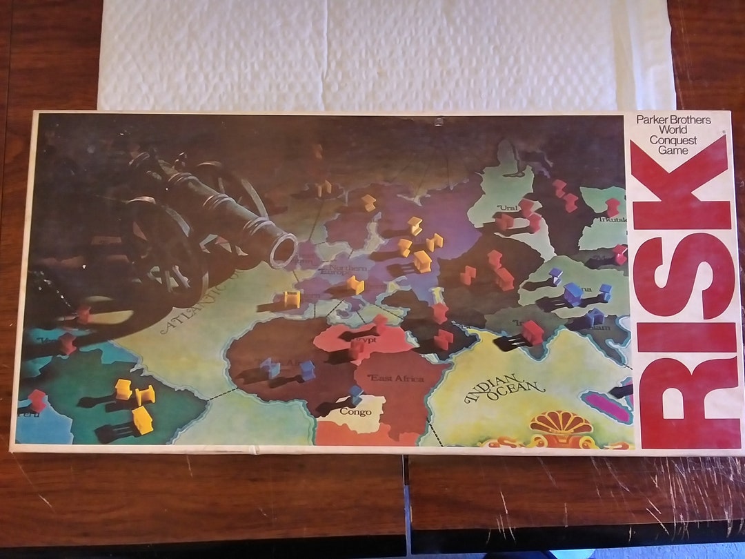 1980 RISK World Conquest Family Board Game by Parker Brothers - Etsy