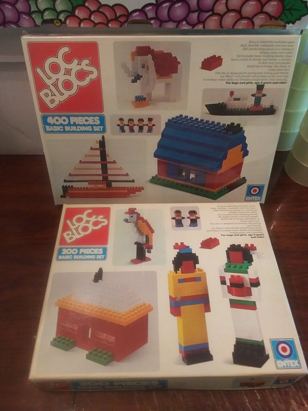 2 Vintage Loc Blocs Basic Building Block Sets - 1 Sealed - Etsy
