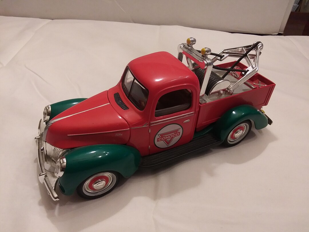 Golden Wheels Conoco 1:18 Scale Die-cast Tow Truck Bank - Etsy