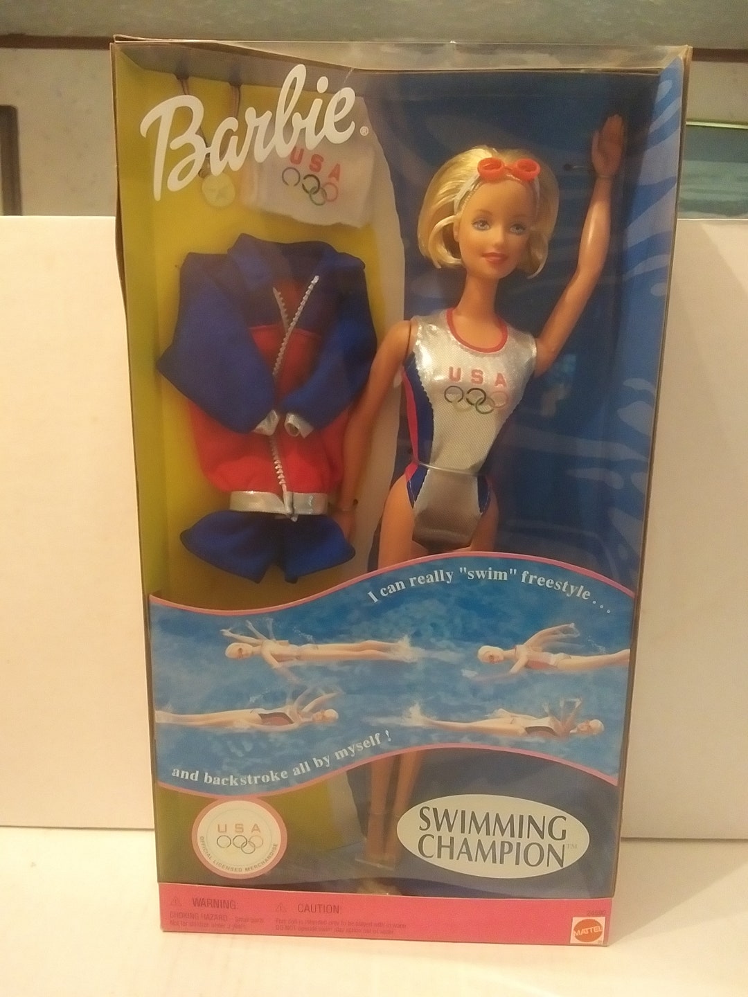 2000 Summer Olympic Games Swimming Champion Barbie Doll, MIP - Etsy
