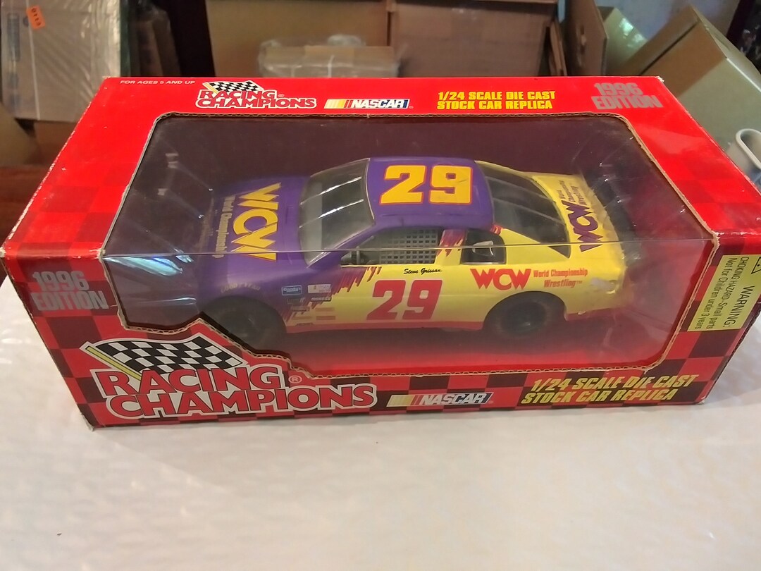 1996 WCW Wrestling No. 29 Steve Grissam NASCAR Die-cast Stock Car, MIB ...