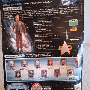 Star Trek Zefram Cochrane - Inventor of Warp Drive Action Figure ...