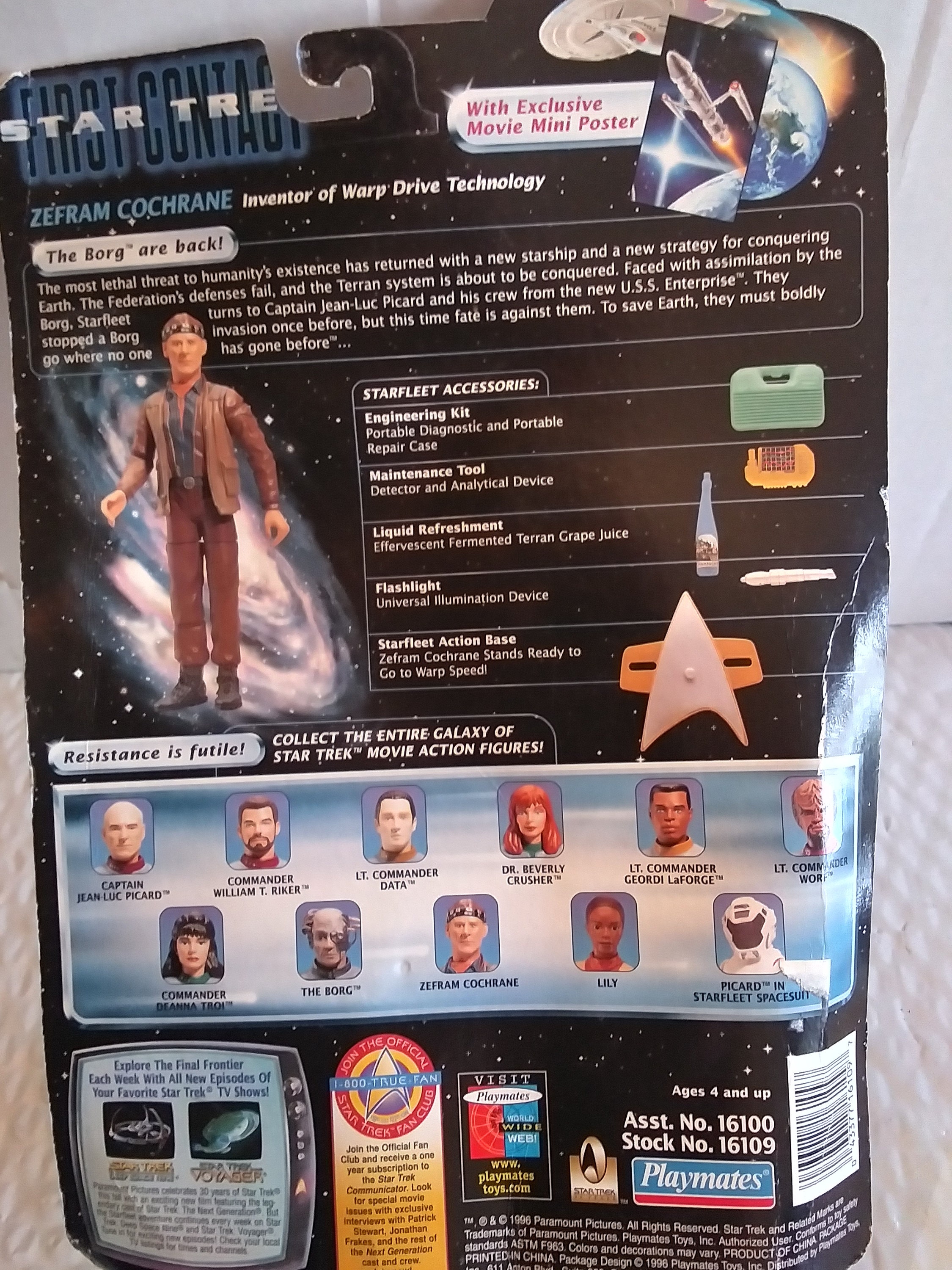 Star Trek Zefram Cochrane Inventor of Warp Drive Action - Etsy