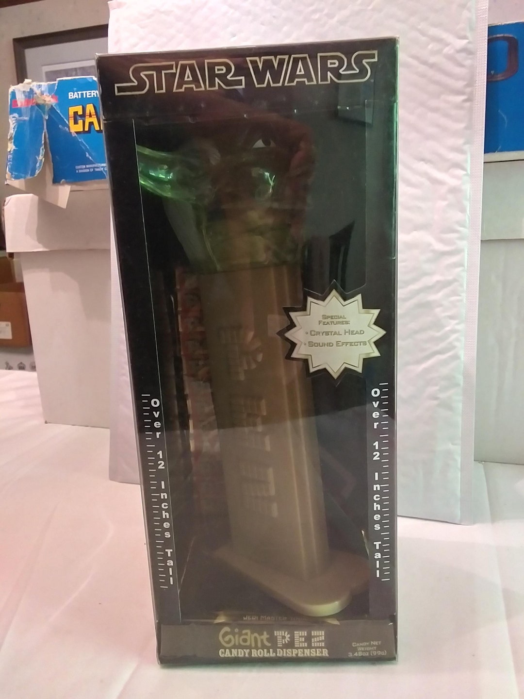 12" Star Wars Movie Sound Effects Jedi Master Yoda PEZ Dispenser, MIP - Etsy