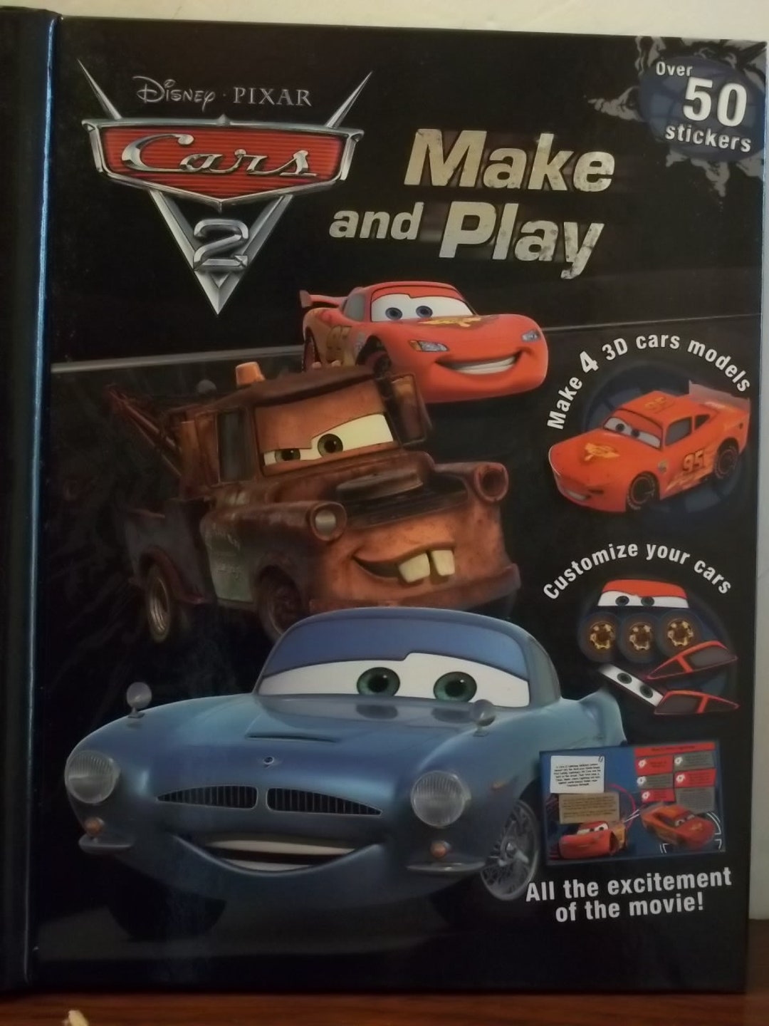 Disney Pixar 'cars 2' Make and Play Activity Book - Etsy