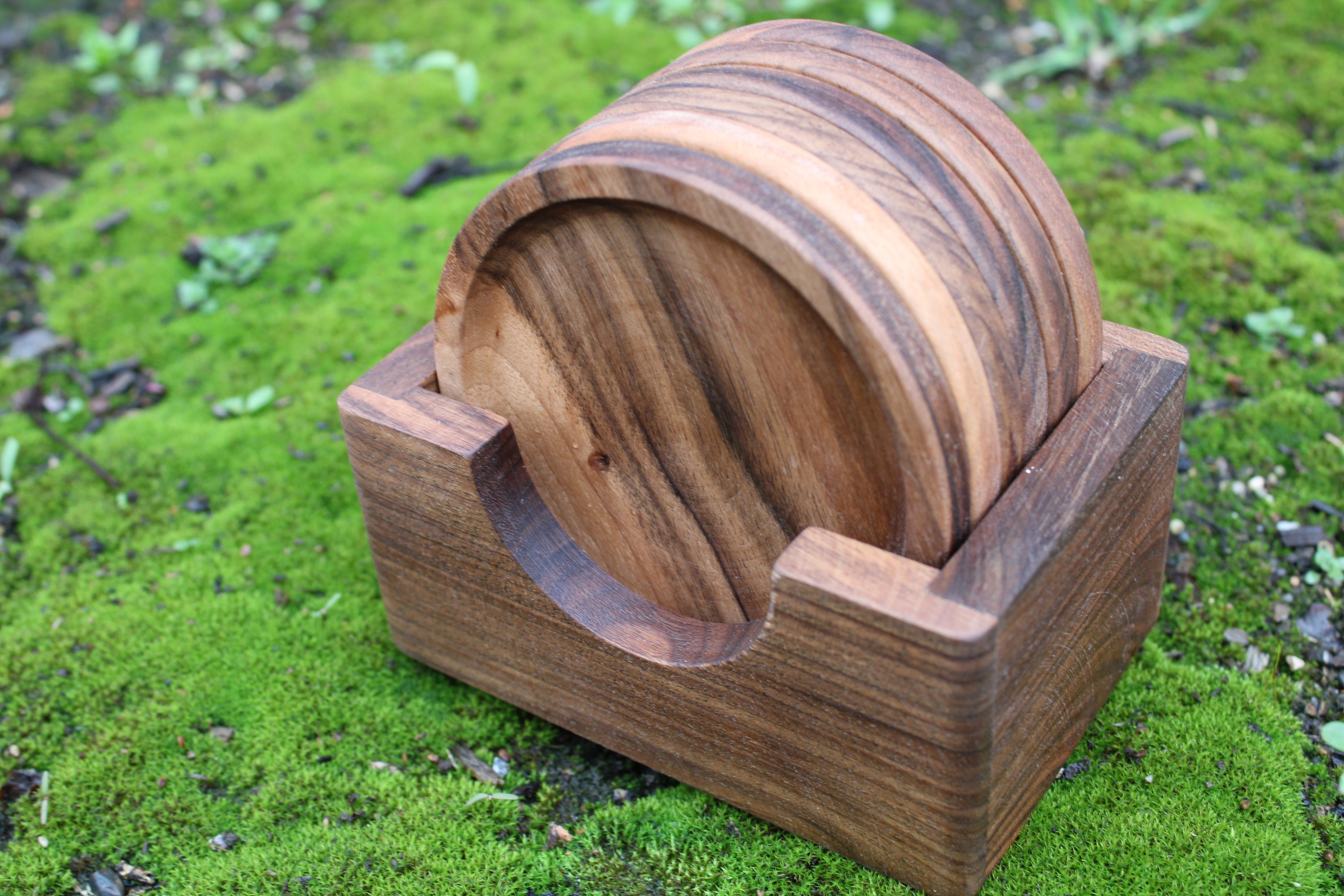 Handmade Wooden Coasters Wooden Mug Coaster and Lid Minimalist Wooden ...