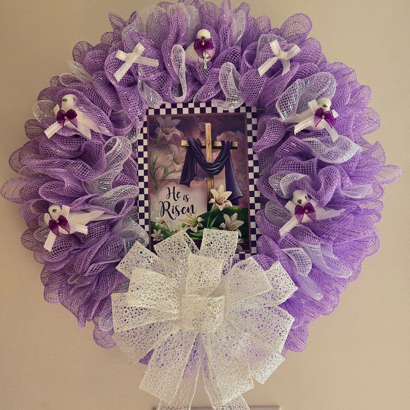 Religious Wreath - Etsy
