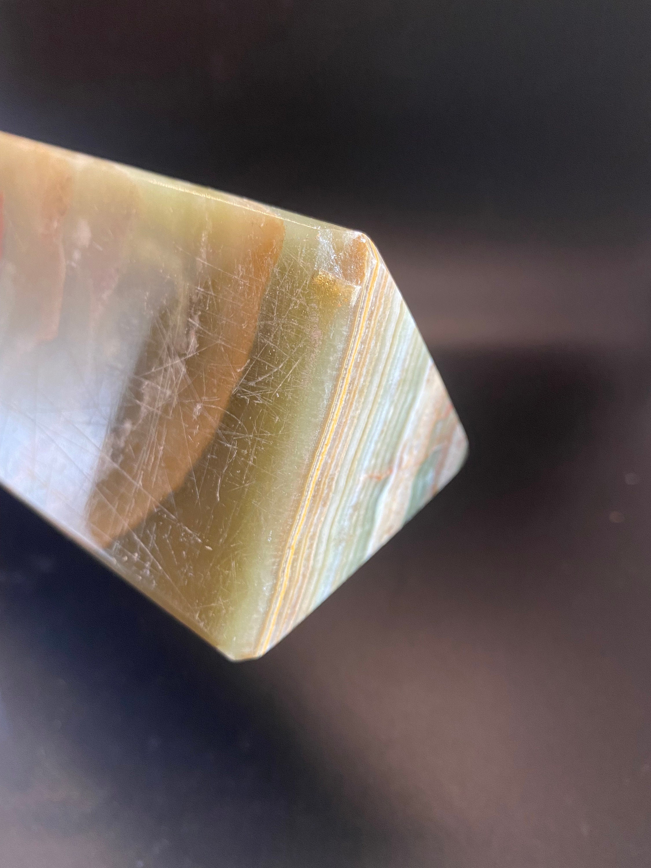 Solid Italian Onyx Paperweight Triangle Block. Vintage 80s. - Etsy