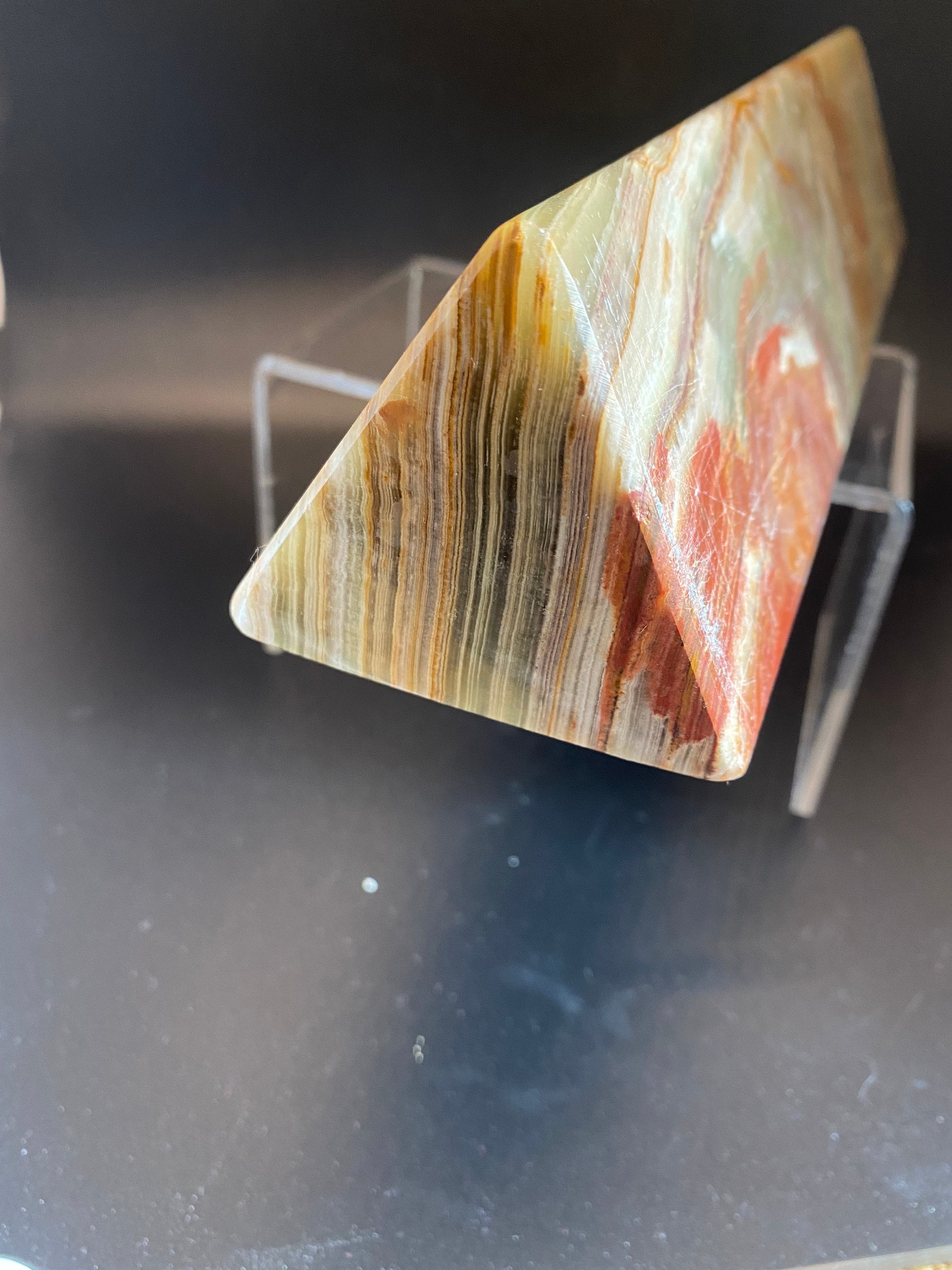 Solid Italian Onyx Paperweight Triangle Block. Vintage 80s. - Etsy