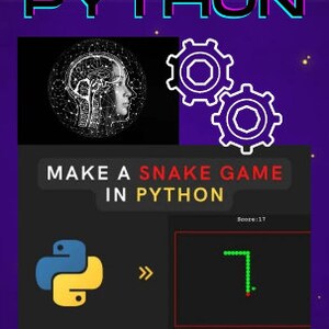 Snake Game in Python (Download Now) - Etsy