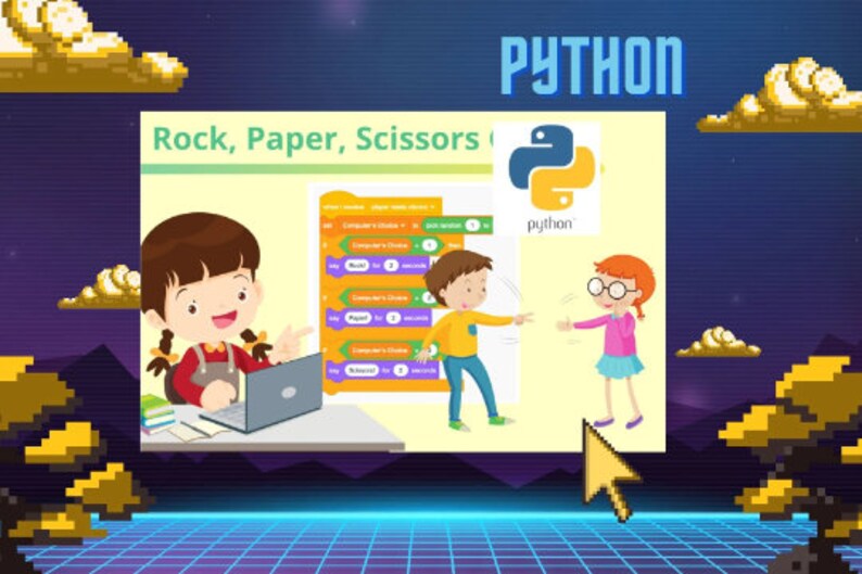 Rock Paper Scissors Game in Python - Etsy