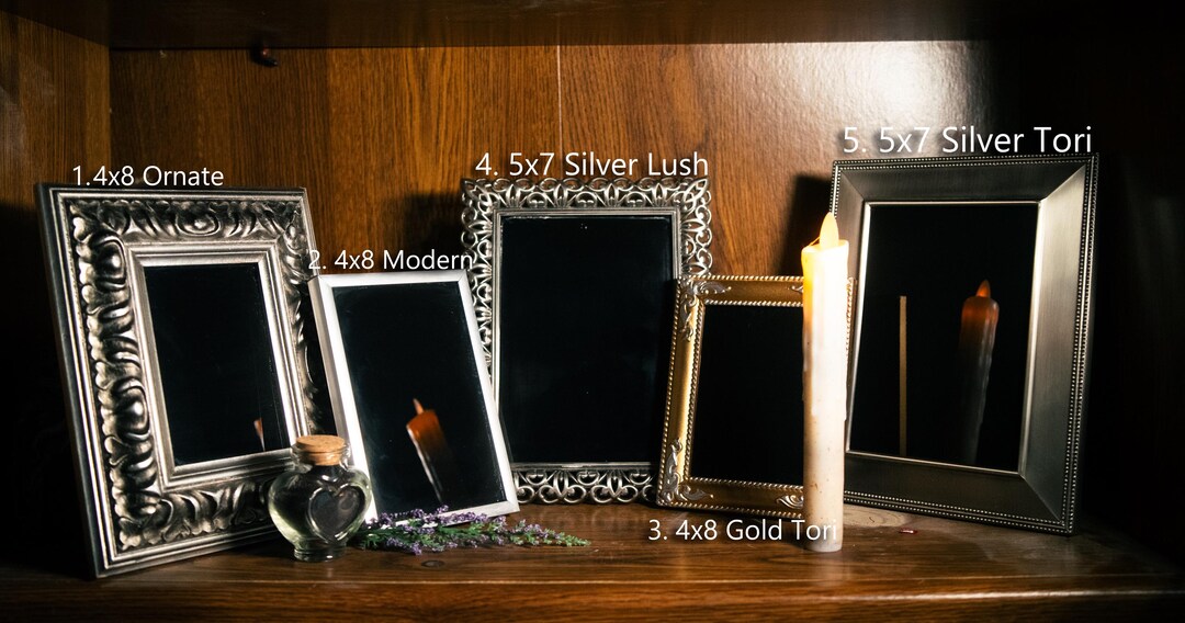 Scrying Black Mirrors for Divination – Vintage Handmade Portals for the ...