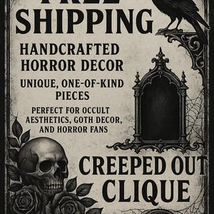 Charred Human Skull - Spooky Macabre Head Vinyl and Cotton/latex ...