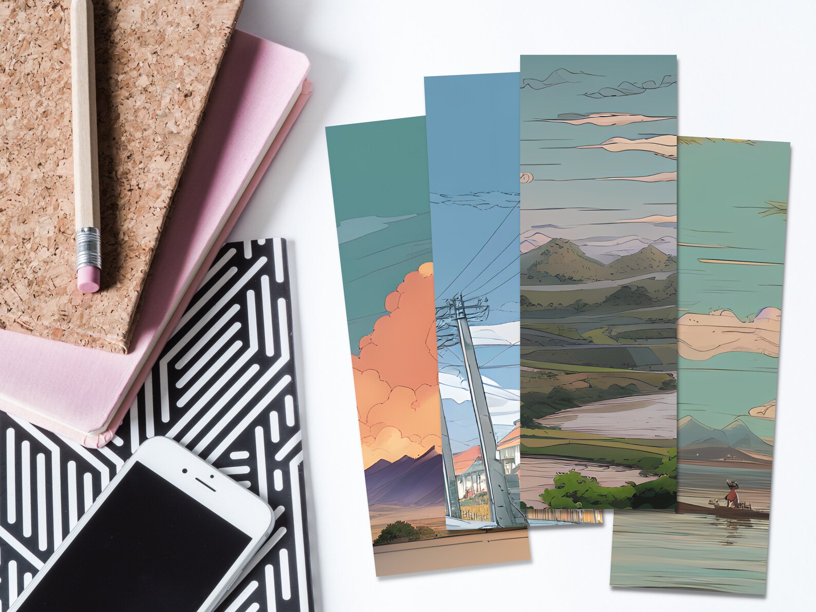 Anime Bookmark Set of 9 Printable Bookmarks Anime - Etsy Denmark