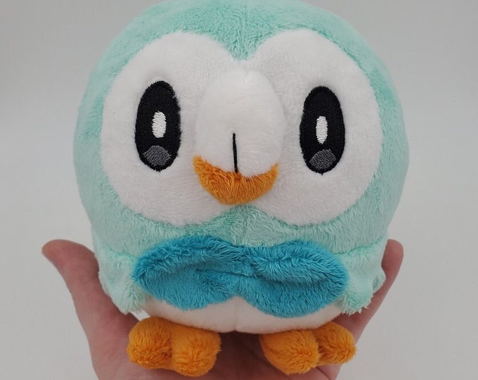 Made to Order! Custom Shiny Rowlet Pokemon Plush - Etsy