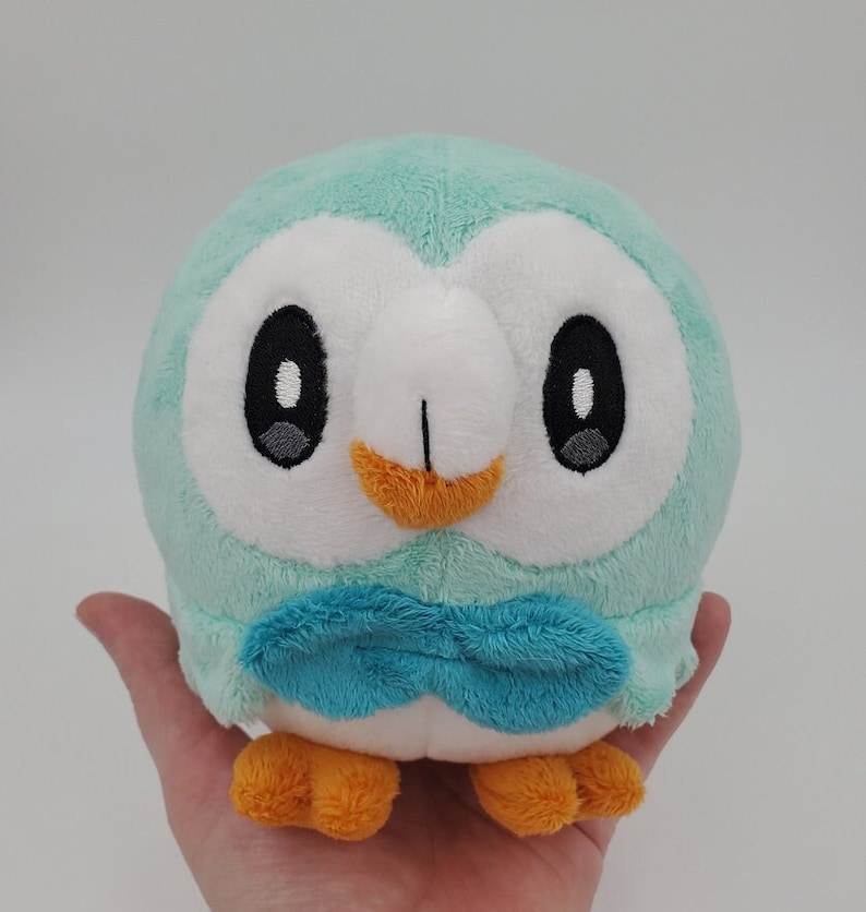Made to Order! Custom Shiny Rowlet Pokemon Plush - Etsy