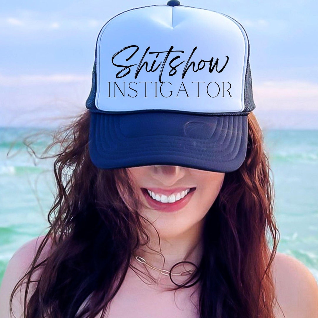 Shitshow Instigator Trucker Hat: Funny Novelty Dad Hat - Etsy