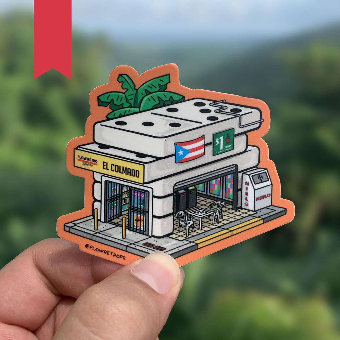 El Colmado Matte Sticker | Bodega, Cerveza, Puerto Rico, Gift, Laptop ...