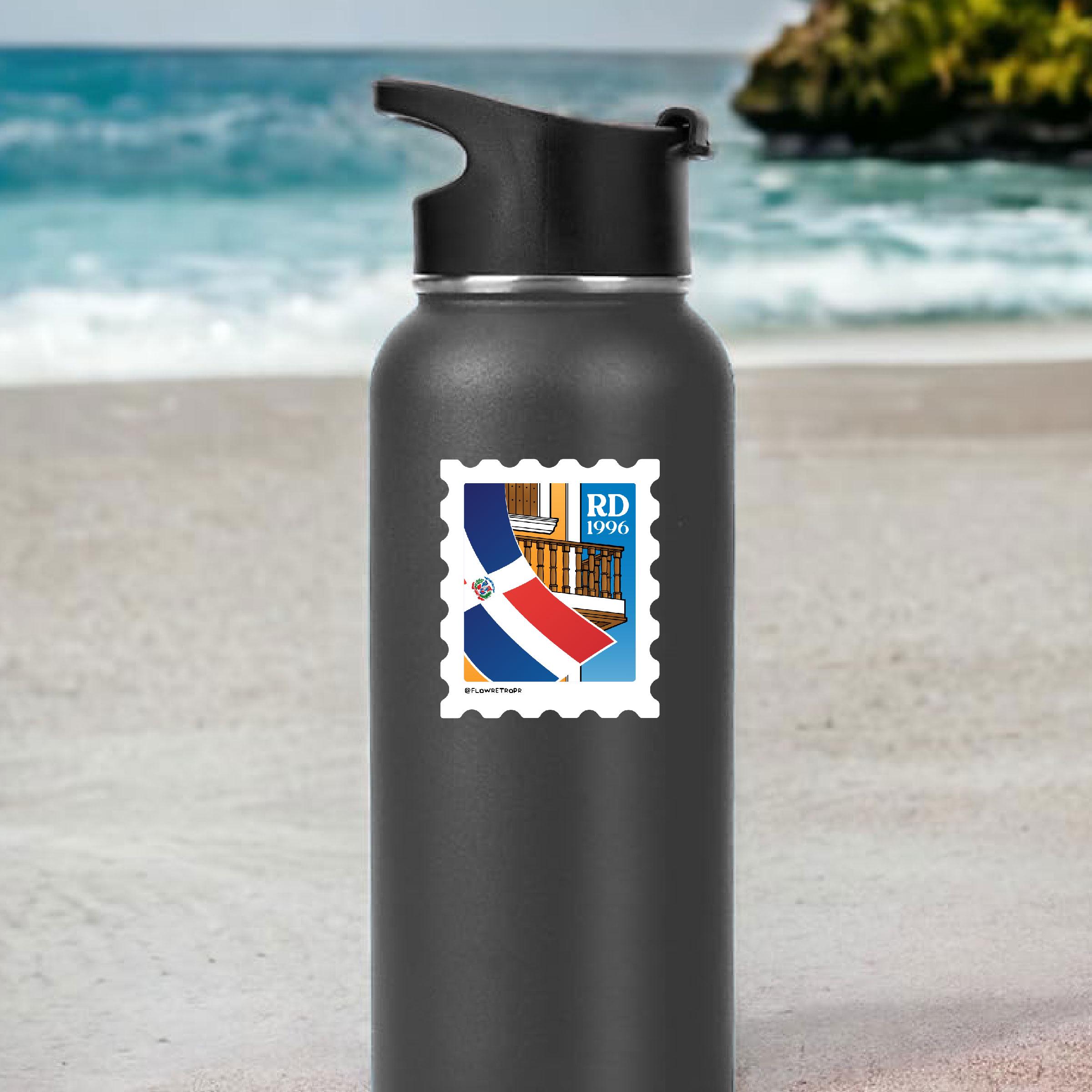 Dominican Republic Stamp Matte Sticker | Cute, Zona Colonial, Tropical ...