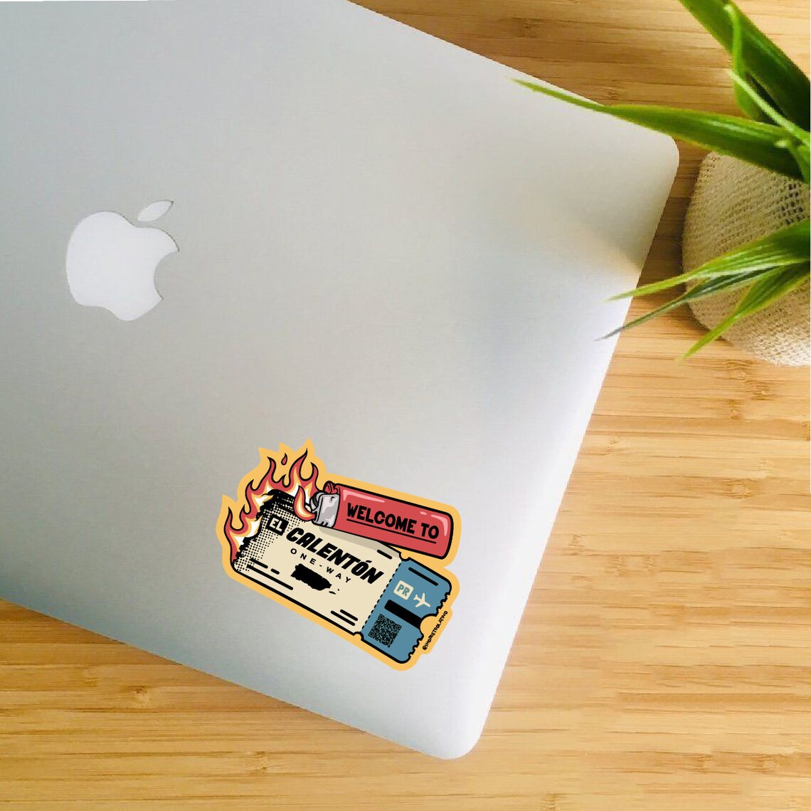 El Calentón Matte Sticker Puerto Rico, Bad Bunny, Reggaeton, Boricua ...