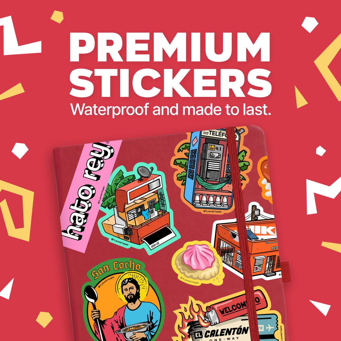 El Calentón Matte Sticker | Puerto Rico, Bad Bunny, Reggaeton, Boricua ...