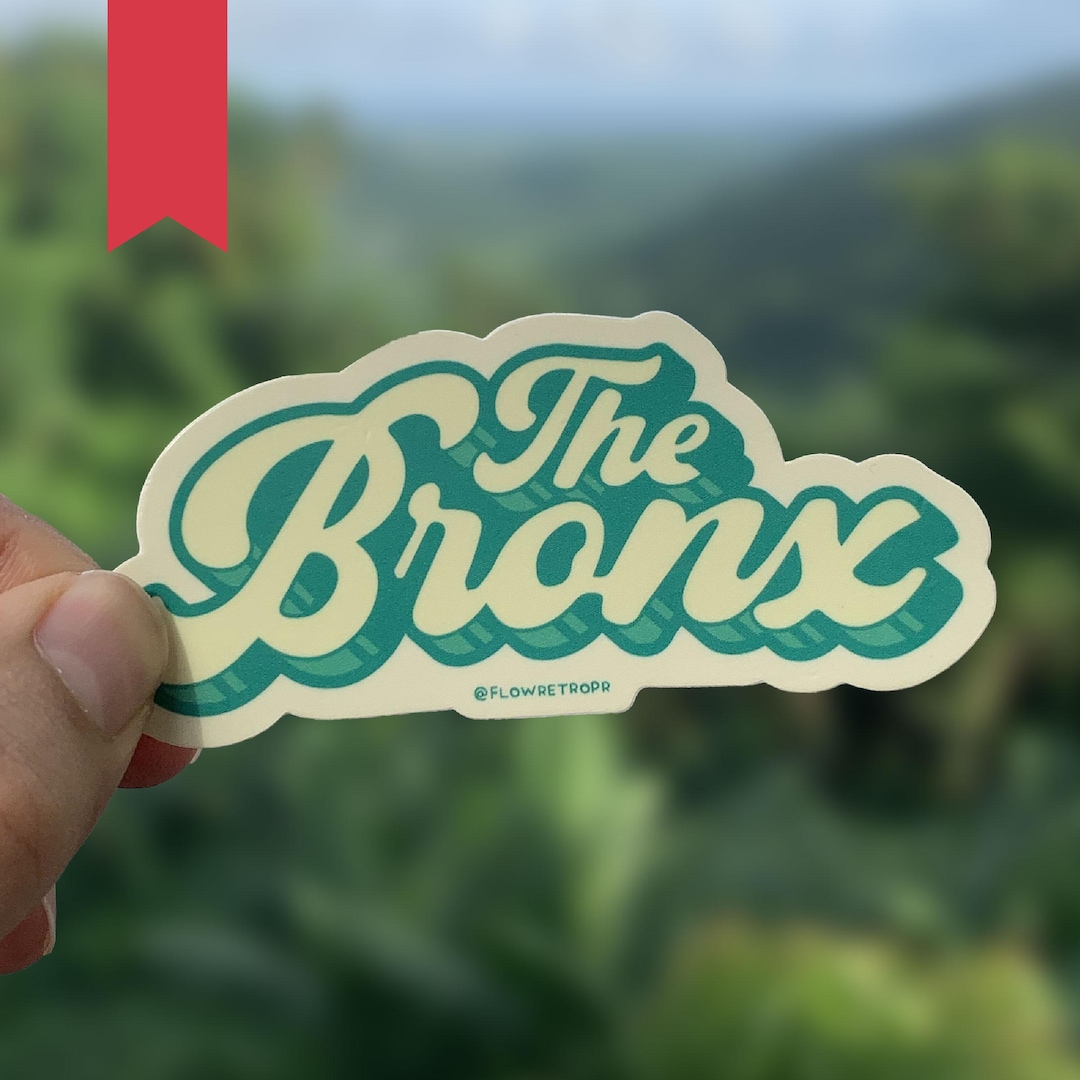 The Bronx Matte Sticker | New York, Bronx, Pride, Puerto Rico ...