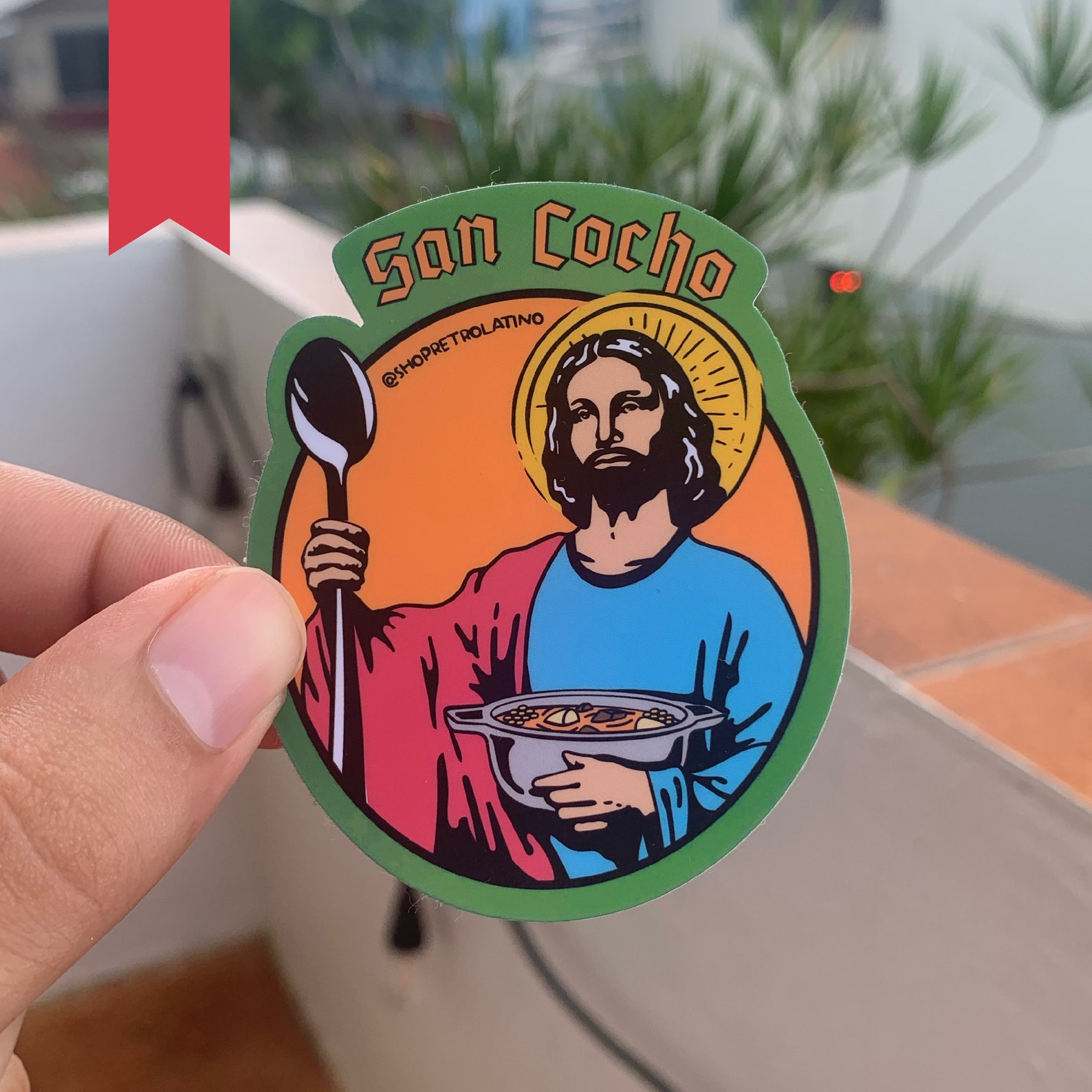San Cocho Matte Sticker Puerto Rico, Dominican, Gift, Laptop, Funny ...