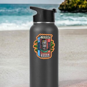 Puerto Rico Telephone Co. Matte Sticker | Retro, Vintage, Puerto Rico ...