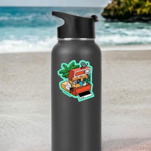 Polaroid Criollo Matte Sticker | Camera, Retro, Vintage, Puerto Rico ...