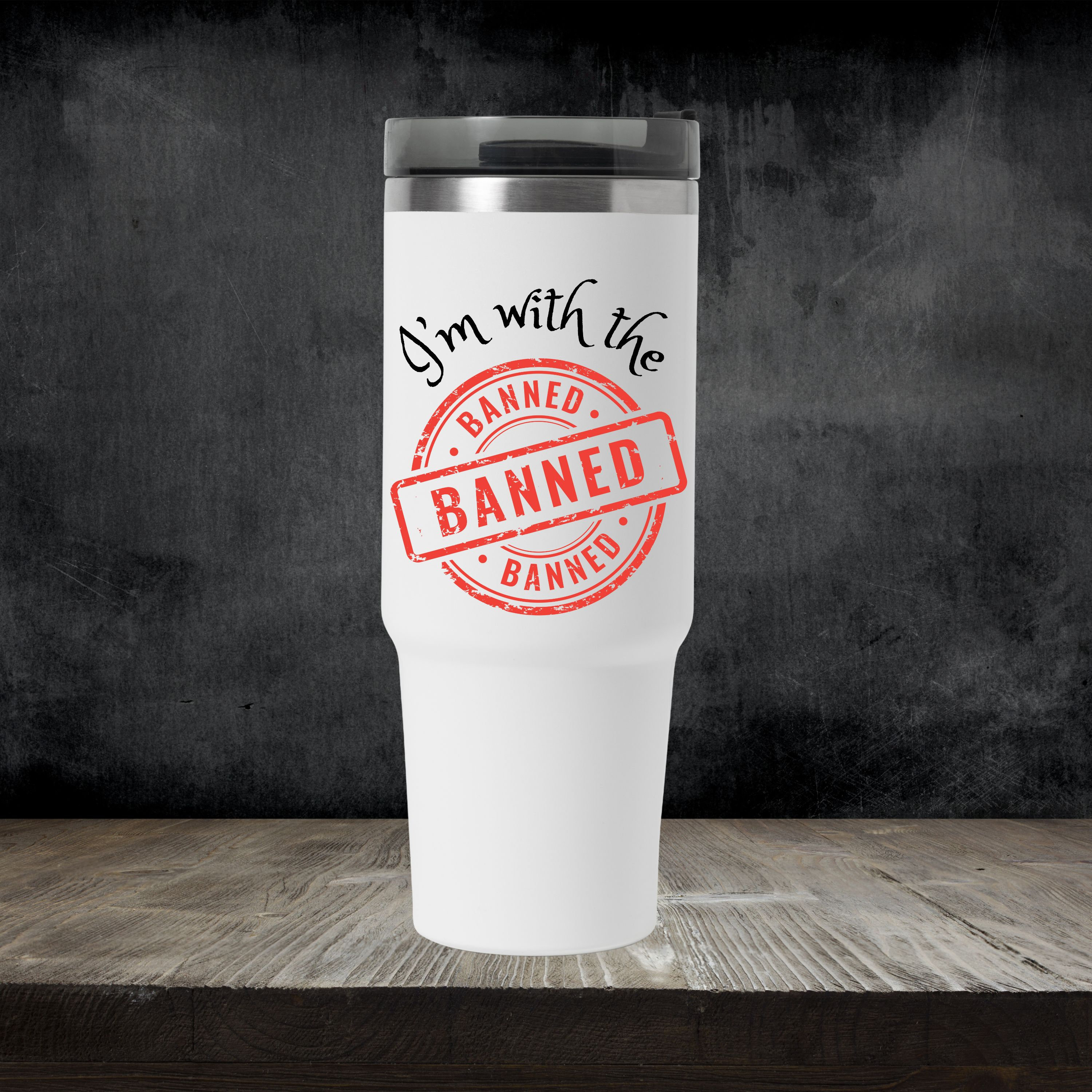 I'm With the Banned/file Png, SVG, PDF, Eps, Jpg/download Istantaneo ...