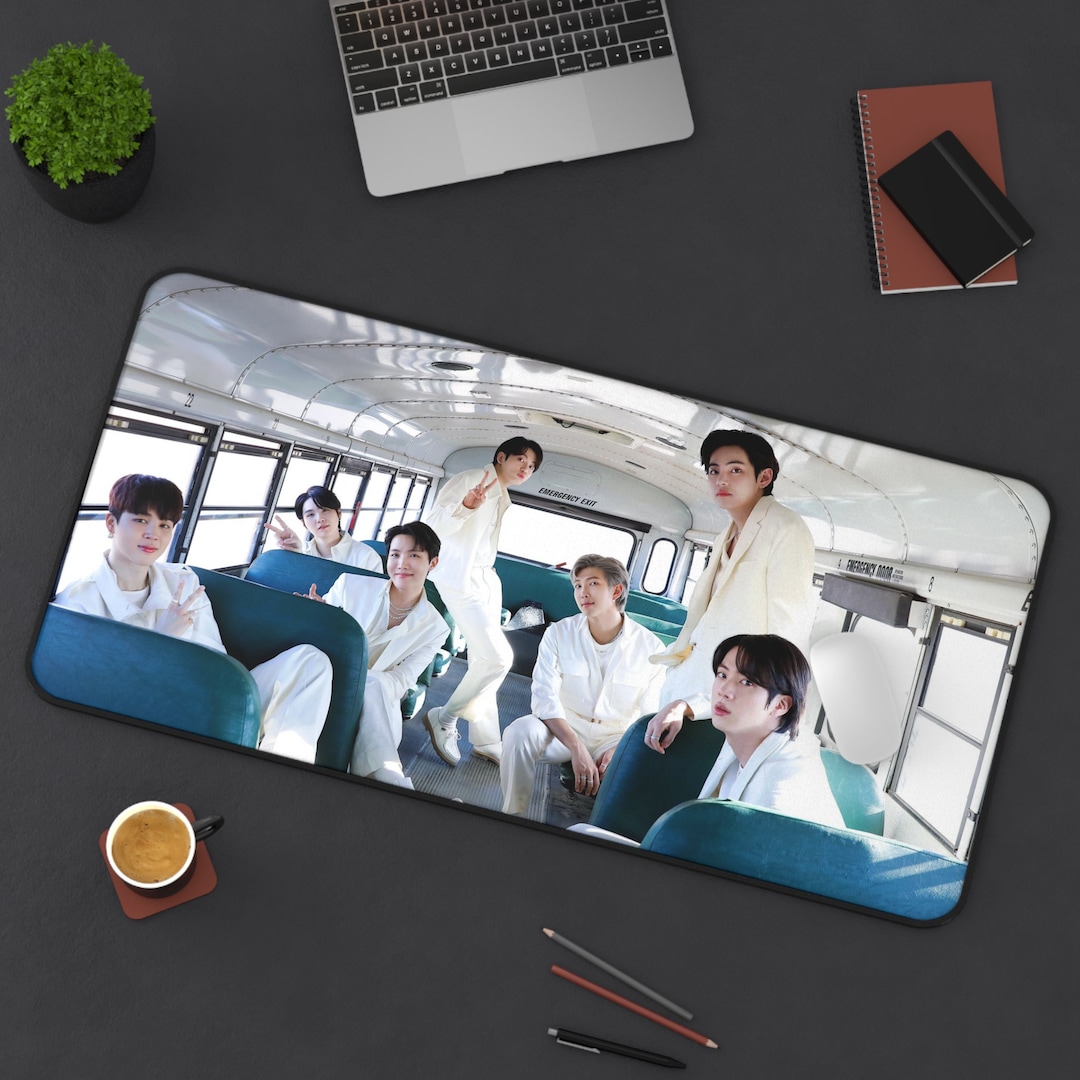 BTS Desk Mat | BTS Mousepad | Kpop Desk Mat| Army Mousepad - Etsy