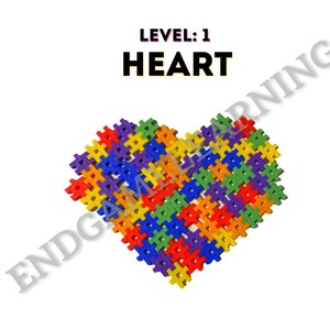 Waffle Building Blocks With Mat Template and 72 Pc Waffle Building ...