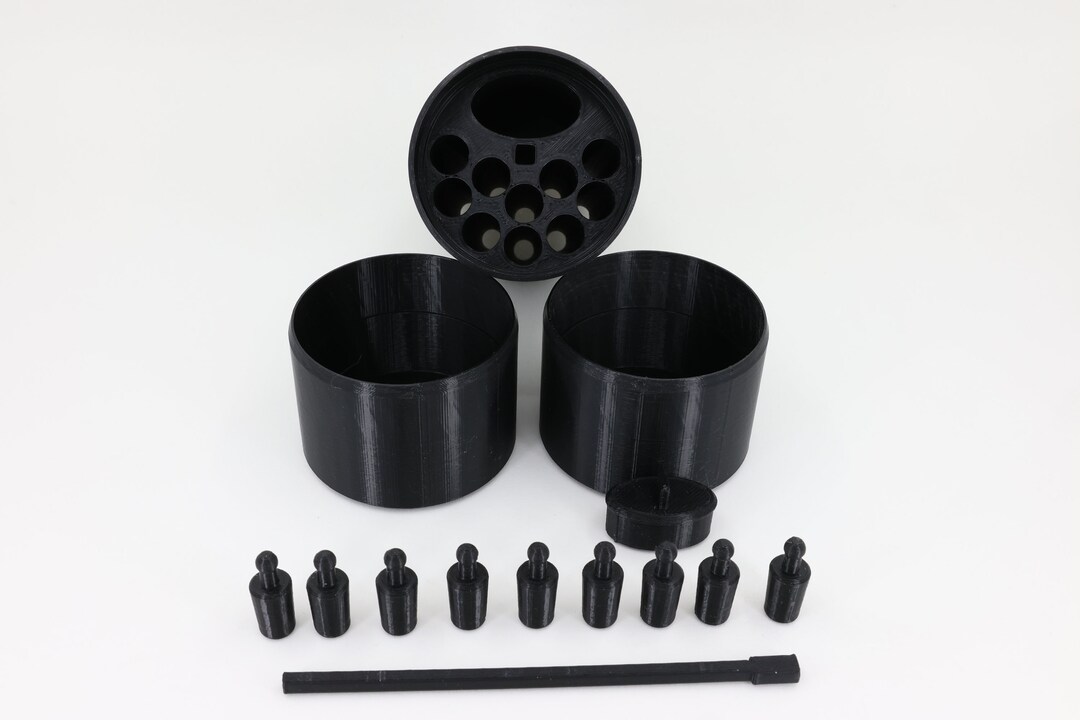 RAW Lean Cone Loader: 3D Printed Bump Box With Plugs & Poker - Etsy