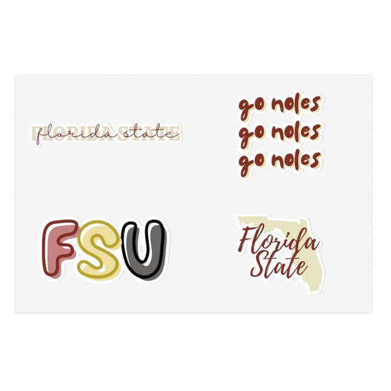 FSU Sticker Sheets - Etsy