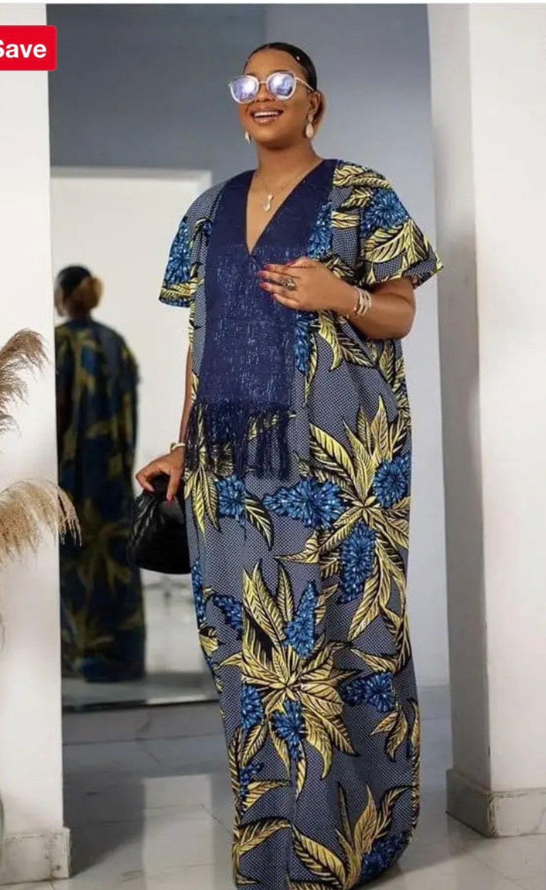 Nigerian Bubu Dress,ankara Bubu Dress,ankara Thanksgiving Party Dress ...