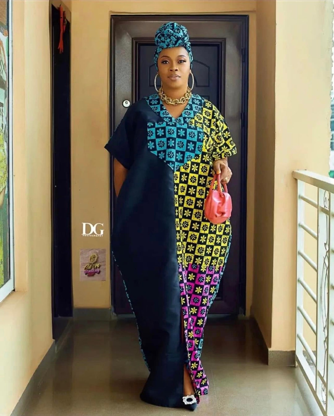 Nigerian Bubu Dress,ankara Bubu Dress,ankara Thanksgiving Party Dress ...