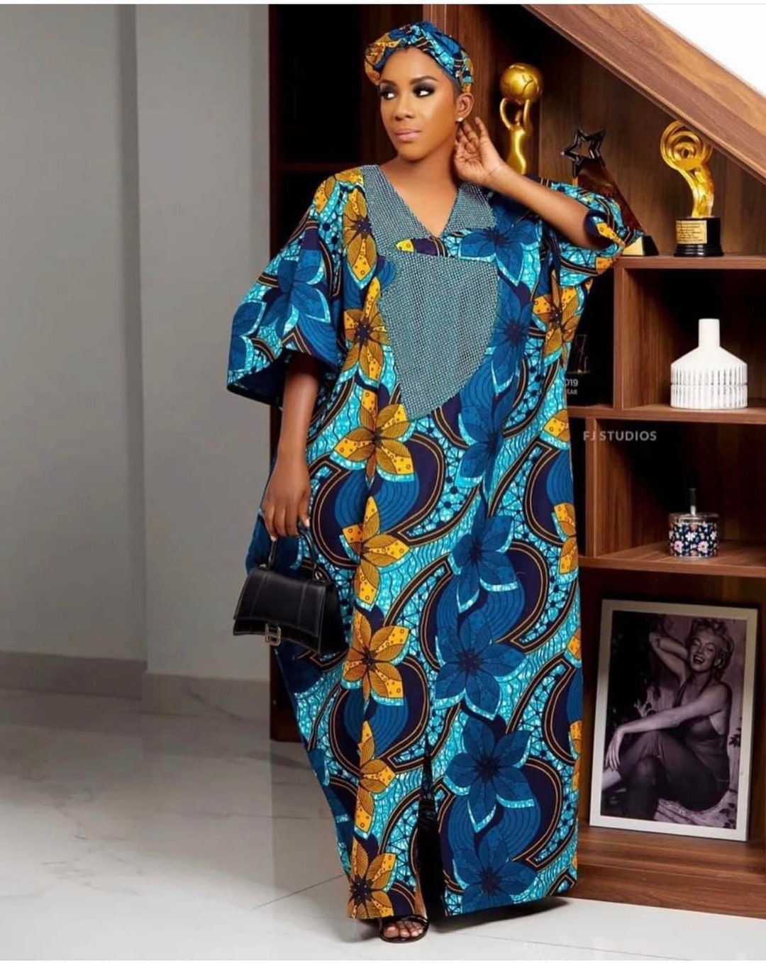 Nigerian Bubu Dress,ankara Bubu Dress,ankara Thanksgiving Party Dress ...