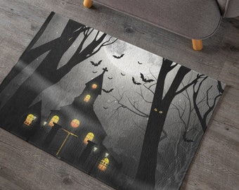 Haunted House Rug - Etsy