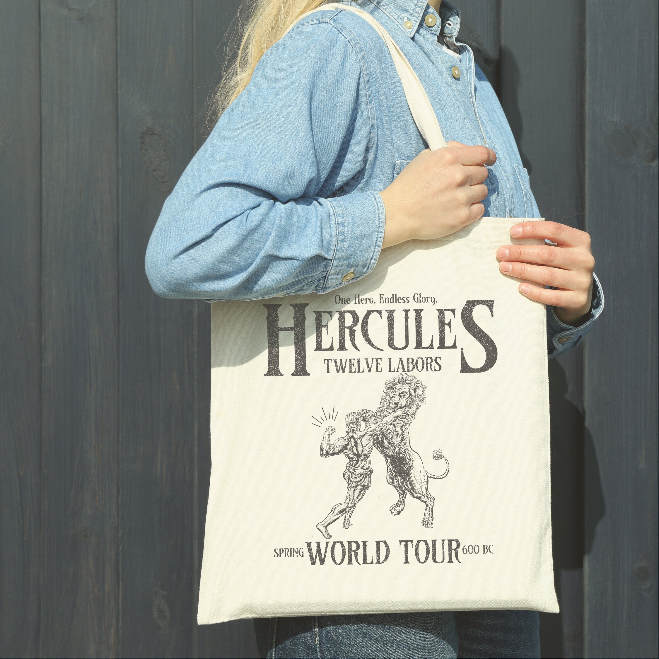 Hercules Tote Bag Greek Mythology Tote Greek Goddess Book Bag Tote ...