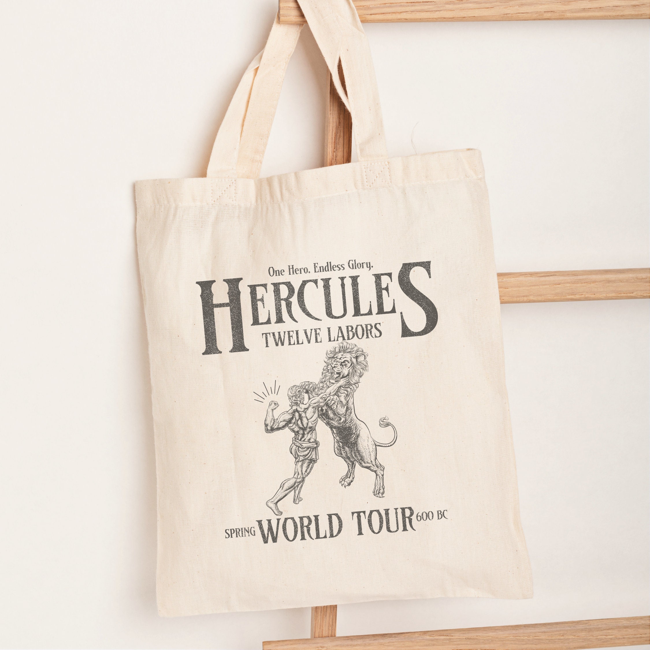Hercules Tote Bag Greek Mythology Tote Greek Goddess Book Bag Tote ...