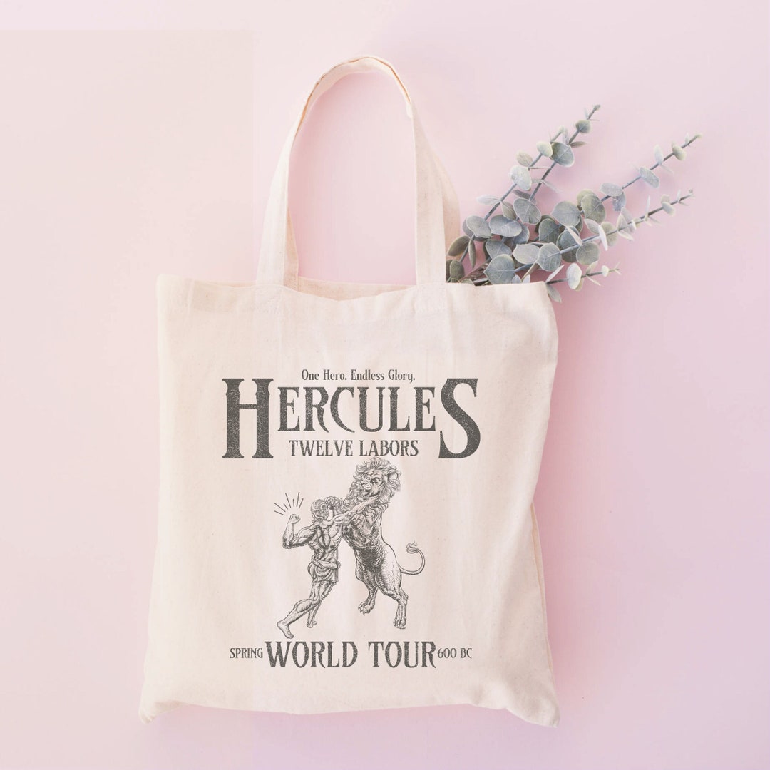 Hercules Tote Bag Greek Mythology Tote Greek Goddess Book Bag Tote ...