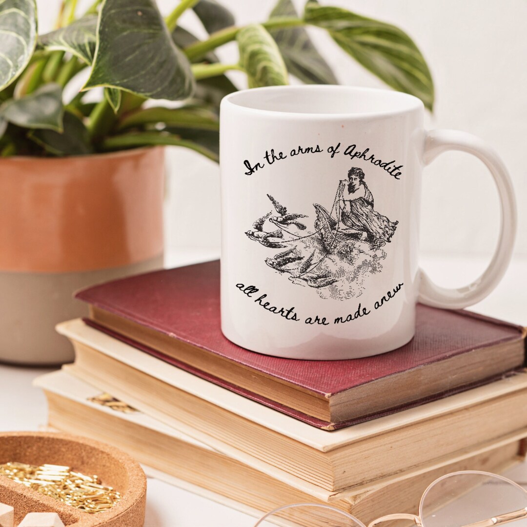 Aphrodite Mug Greek Goddess Coffee Cup Greek Mythology Bookish Merch ...