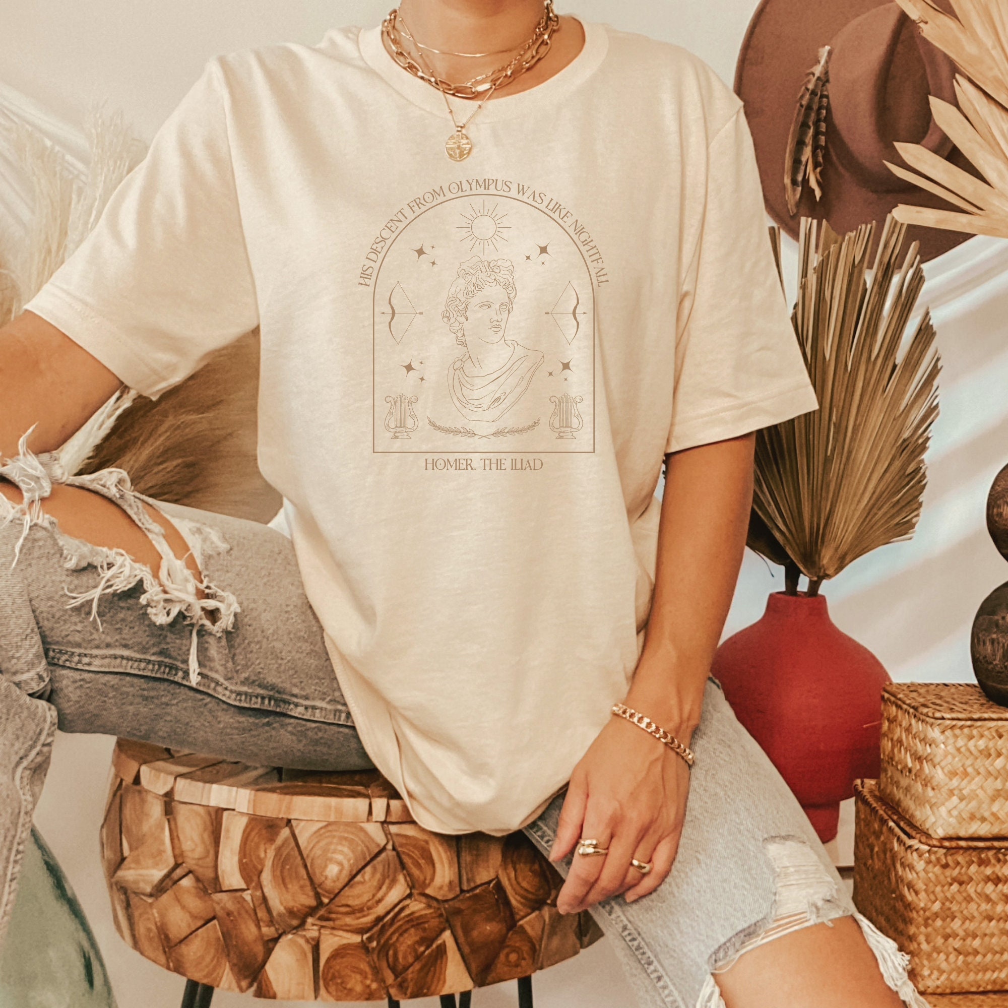 Apollo Greek Mythology Shirt Dark Academia Clothing Greek Goddess ...