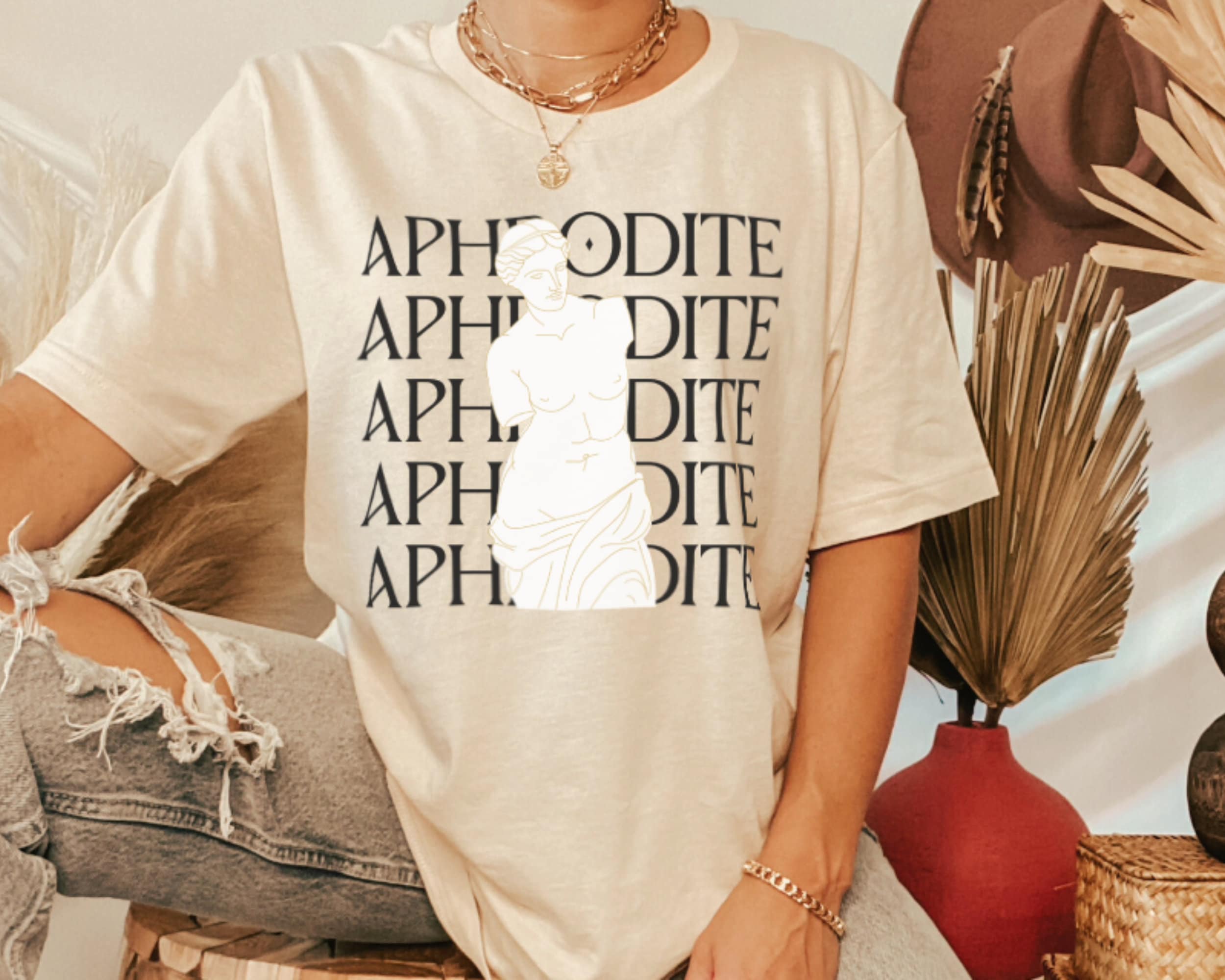 Aphrodite Goddess Tshirt Venus Shirt Greek Mythology Shirt Dark ...