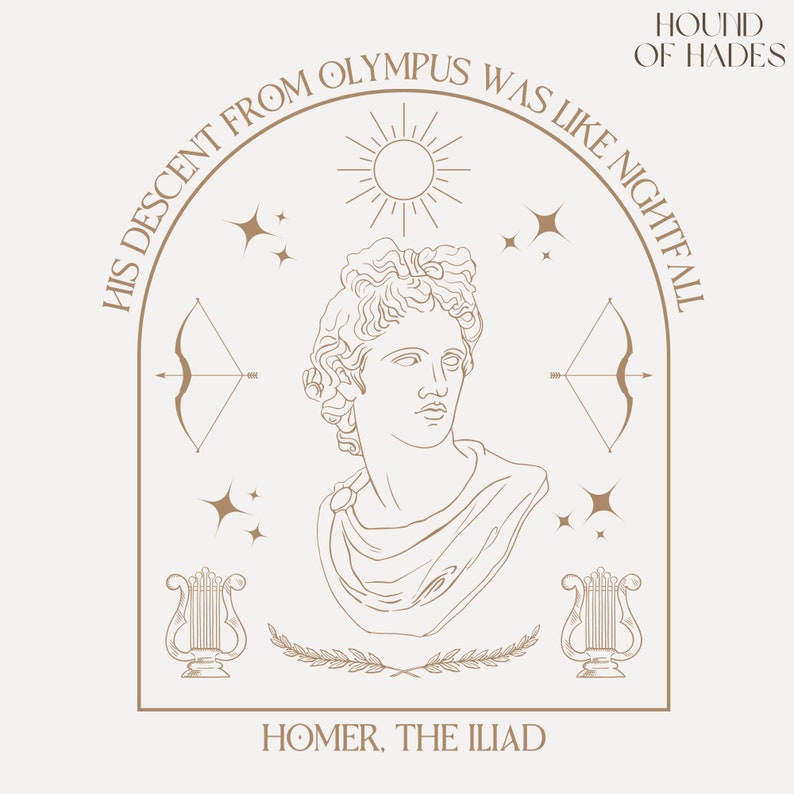 Apollo Greek Mythology Shirt Dark Academia Clothing Greek Goddess ...