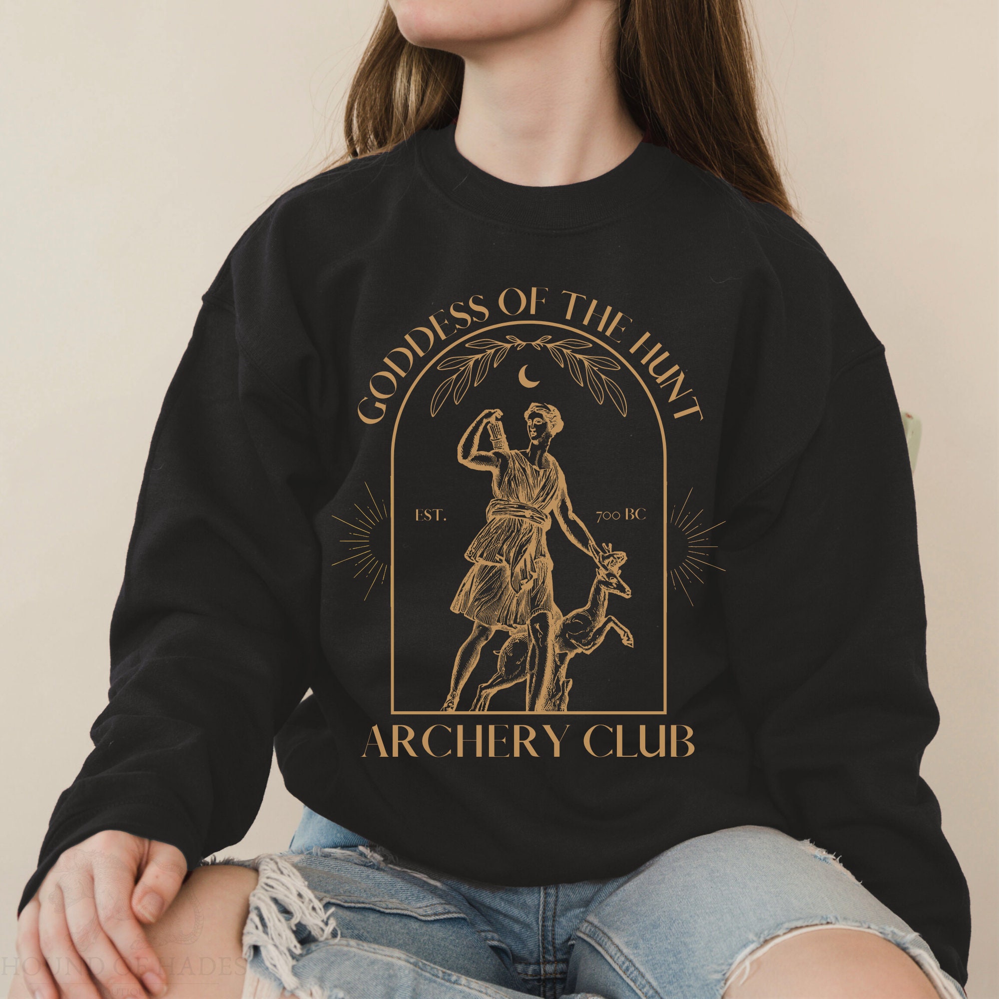Artemis Goddess Greek Mythology Shirt Poet Sweater Dark Academia ...